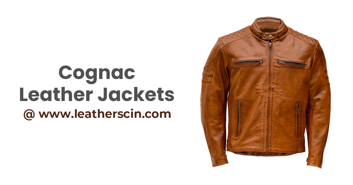 Shop Cognac Leather Jackets | Cognac Color Leather Jacket