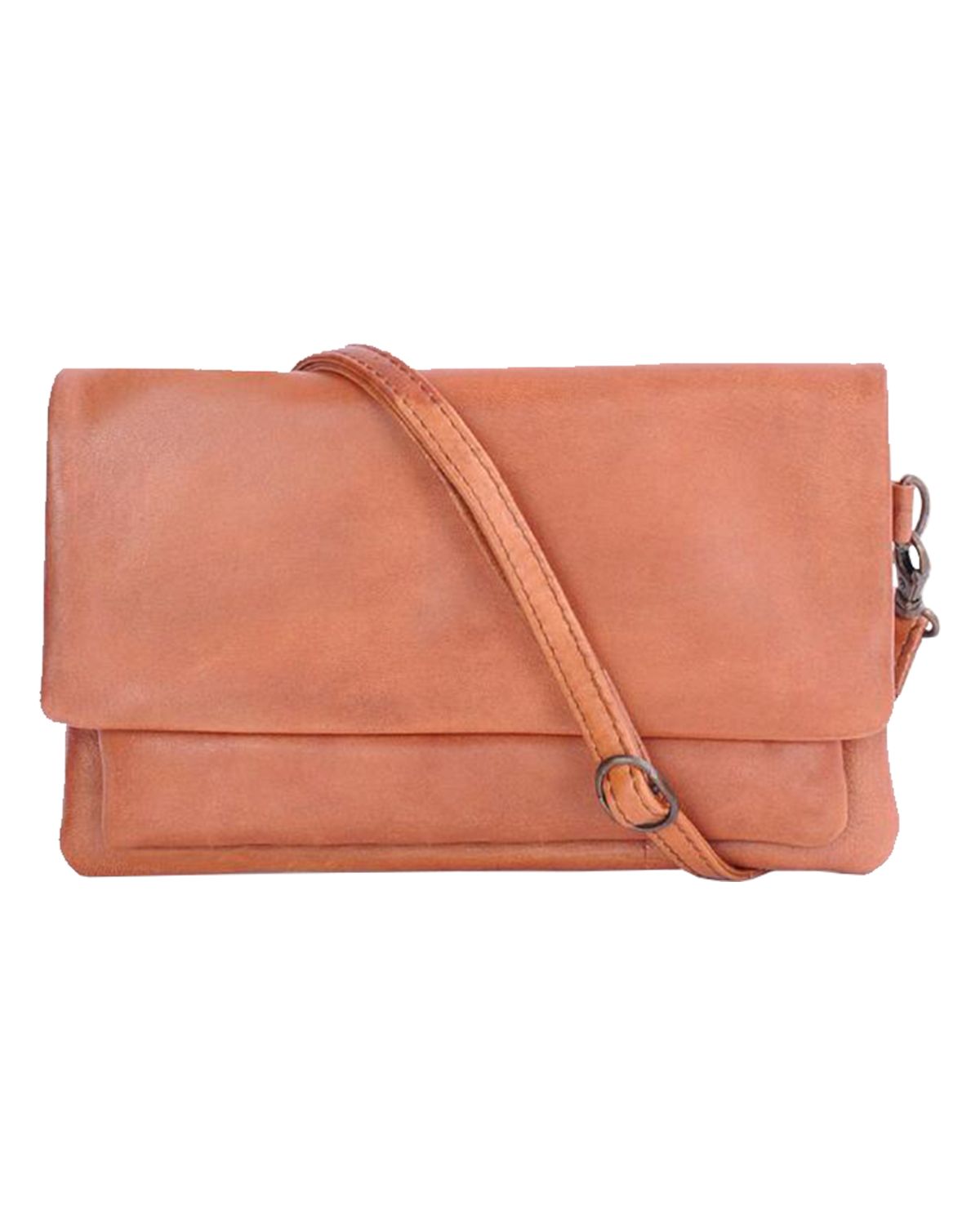 Removable Crossbody Strap Leather Bag - Shop at LeatherScin