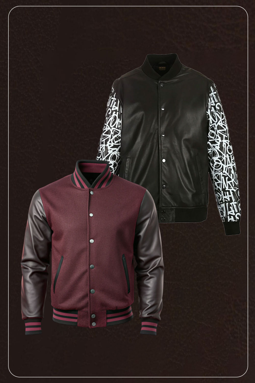 Shop Varsity Leather Jackets | Real Leather Letterman Jacket