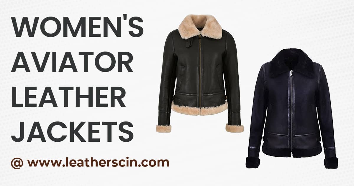 Shop Aviator Jackets For Women | Womens Leather Pilot Jacket
