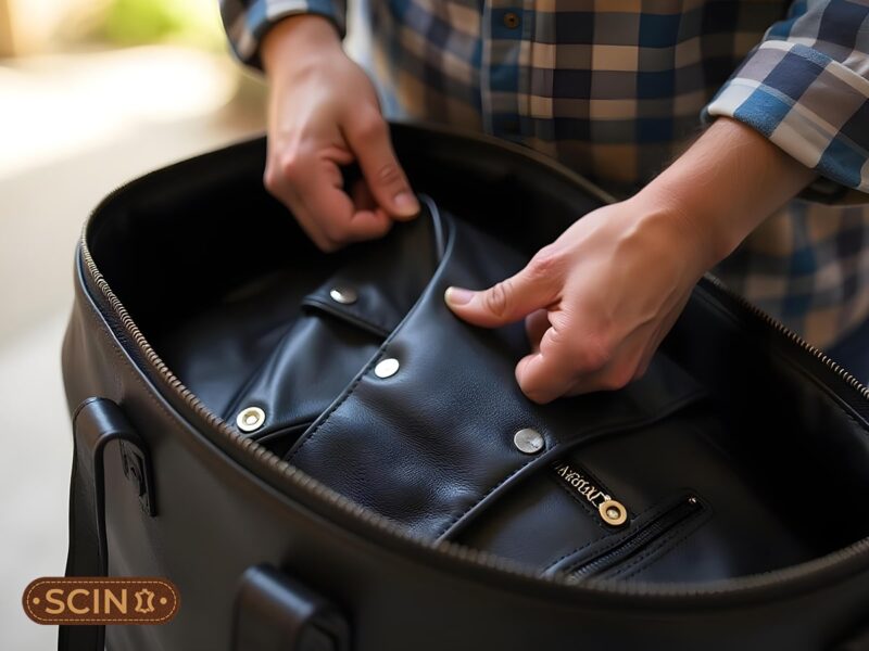 How to Pack leather jacket? | SCIN